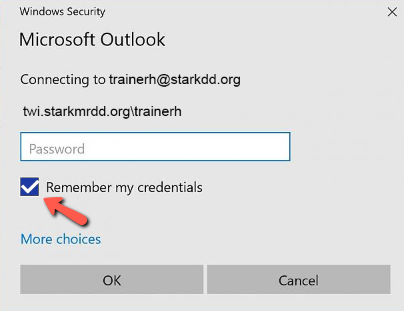 After Changing my Password a Box Pops up Asking for my Outlook Password ...